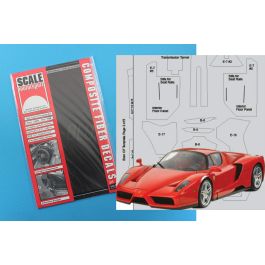 Ferrari Enzo Ferrari Carbon Fiber Template Set 1/24