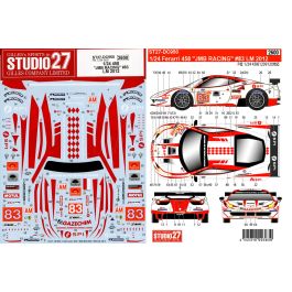 Ferrari 458 #83 "JMB Racing" Le Mans 24 Hours 2012 1/24