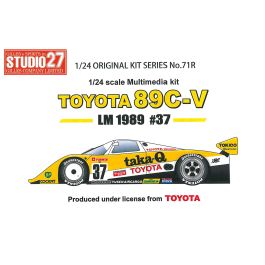 Toyota 89C-V #37 "taka-Q" Le Mans 24 Hours 1989 1/24